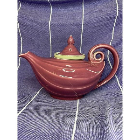 aladdin | Kitchen | Vintage Hall Aladdins Lamp Rose Teapot 6cup With ...